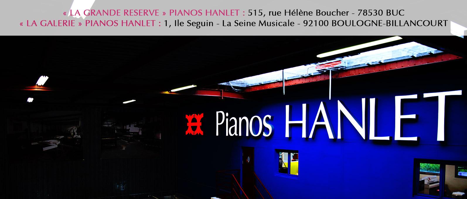 Pianos Hanlet | Bienvenue